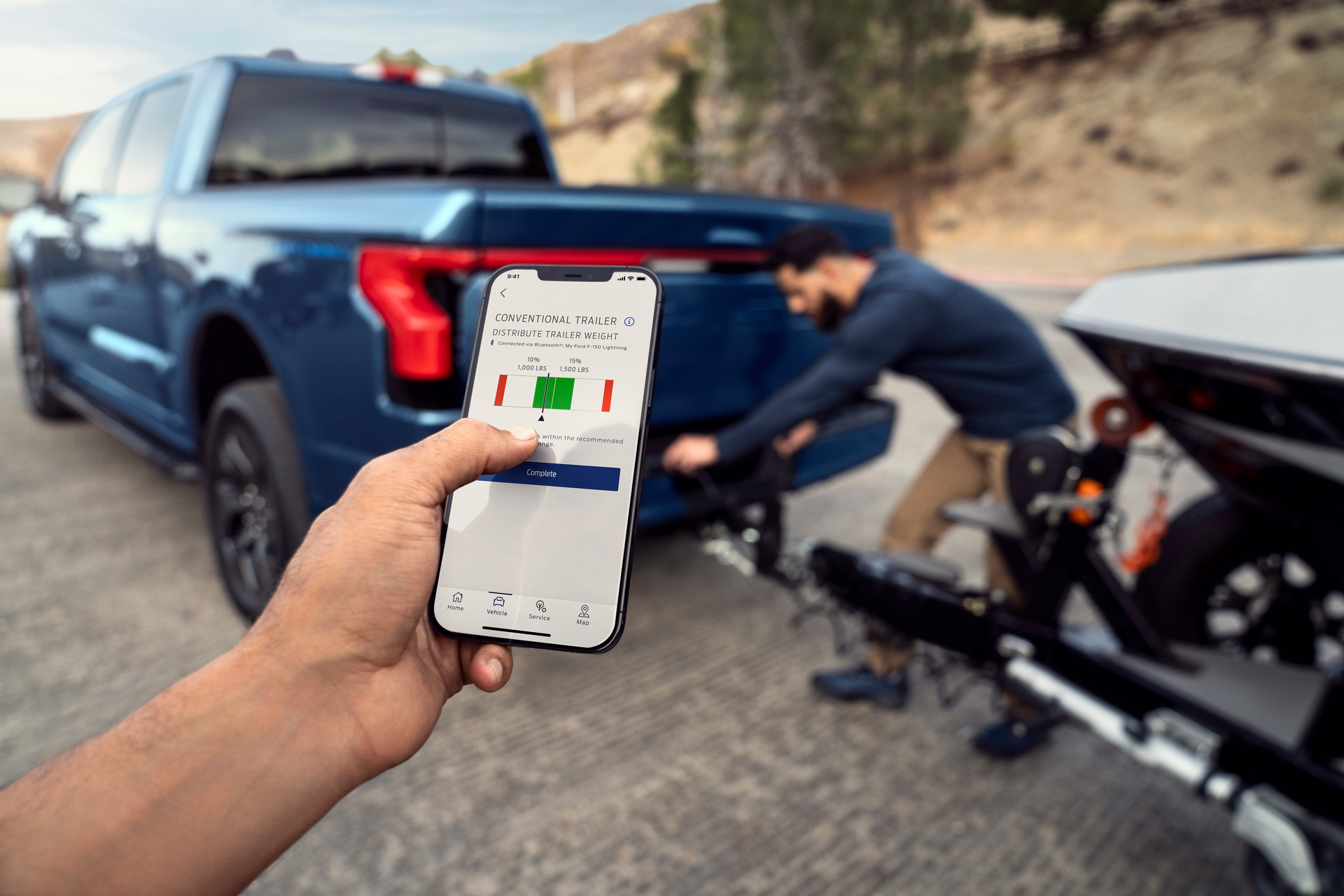 Ford F-150 Lightning offers automated towing calculations and towing ...