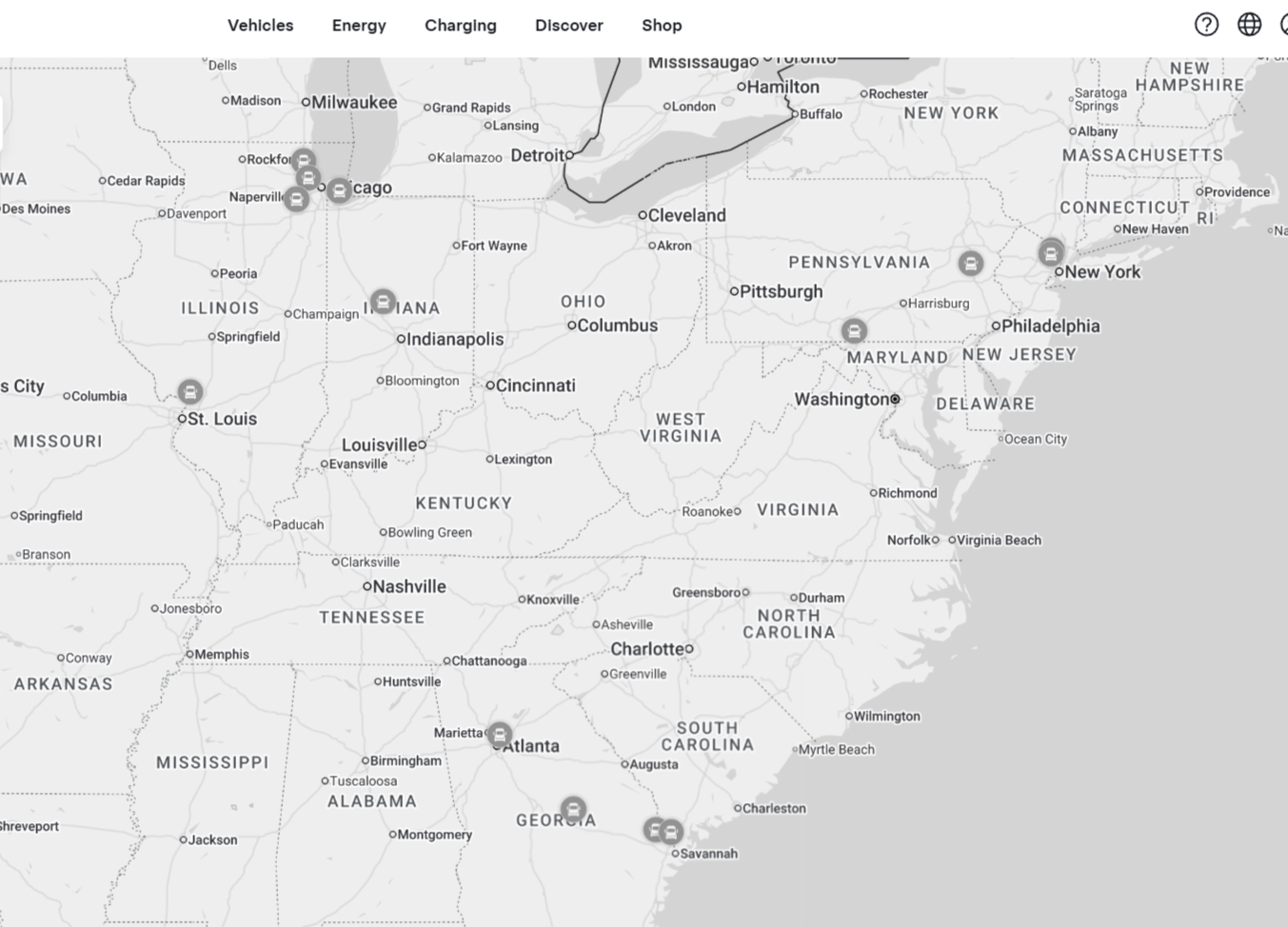 Tesla Megacharger map updated: 64 more Semi charging sites | Clean Trucking
