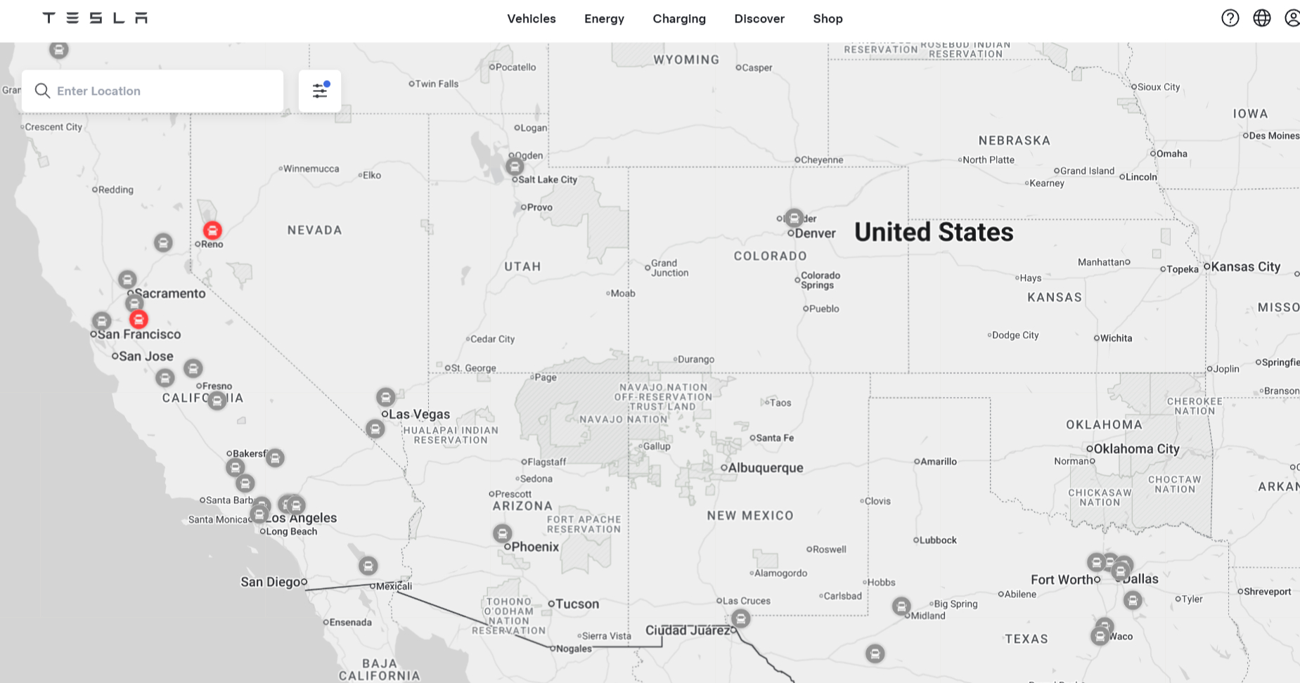 Tesla Megacharger map updated: 64 more Semi charging sites | Clean Trucking